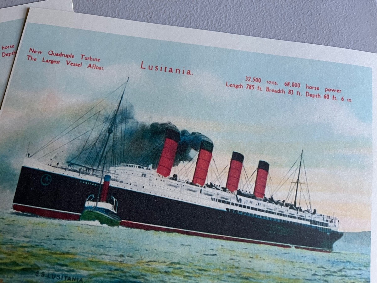 Rms Lusitania Vs Titanic R.M.S. Lusitania Was One Of The Fastest
