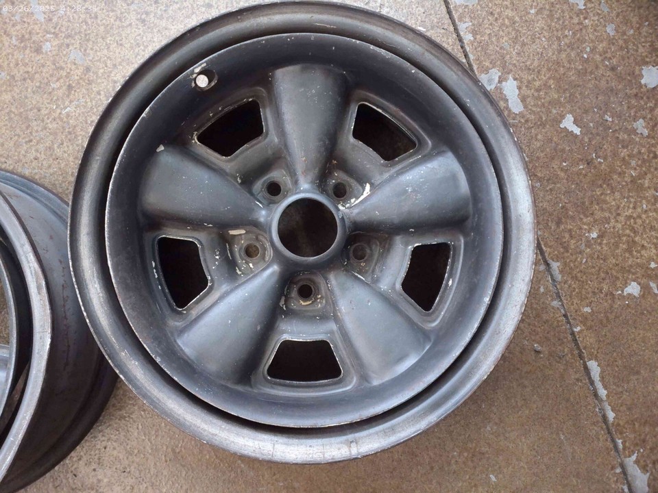 WHEEL-RIM CHEVROLET CHEVELLE-CAMARO OEM 5-SPOKE RALLY SS 15" X 7" STEEL ...