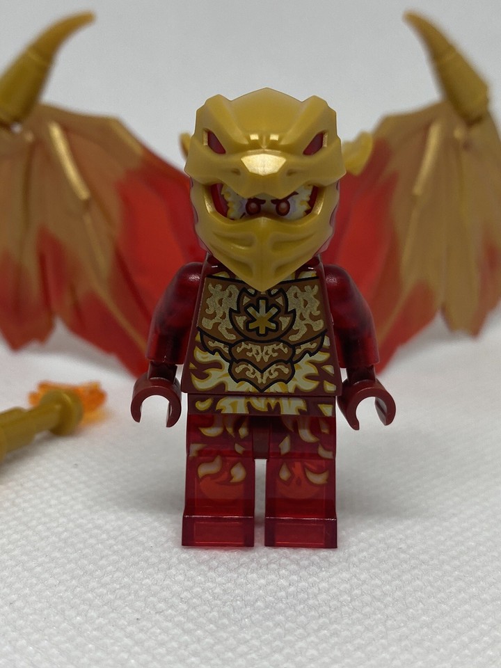 LEGO Ninjago Kai Golden Dragon Minifigure Crystalized from set 71769 ...