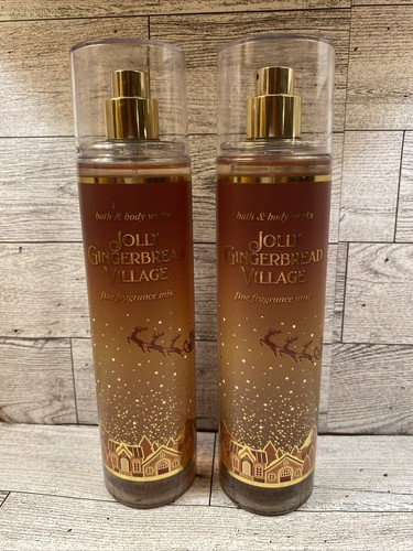 Bath And Body Works Jolly Gingerbread Village Fine Fragrance Mist X2 | eBay