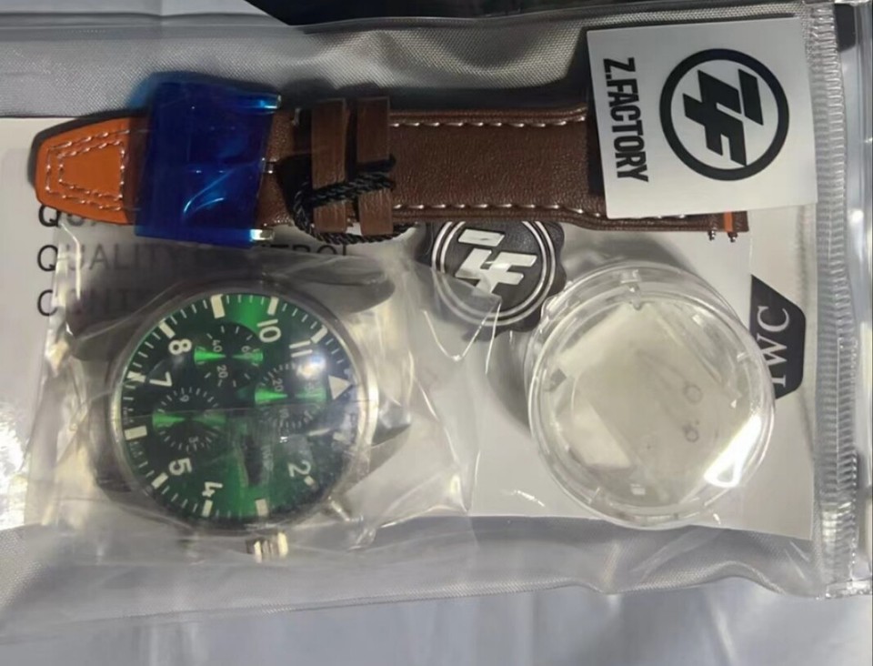 Watch Accessories Watch Case for IWC ETA 7750 Movement Green Dial | eBay