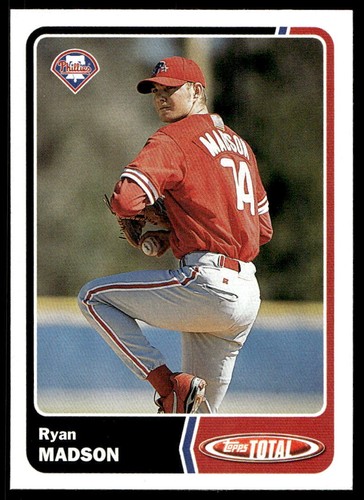 2003 Topps Total 610 Ryan Madson Philadelphia Phillies Baseball Card | eBay