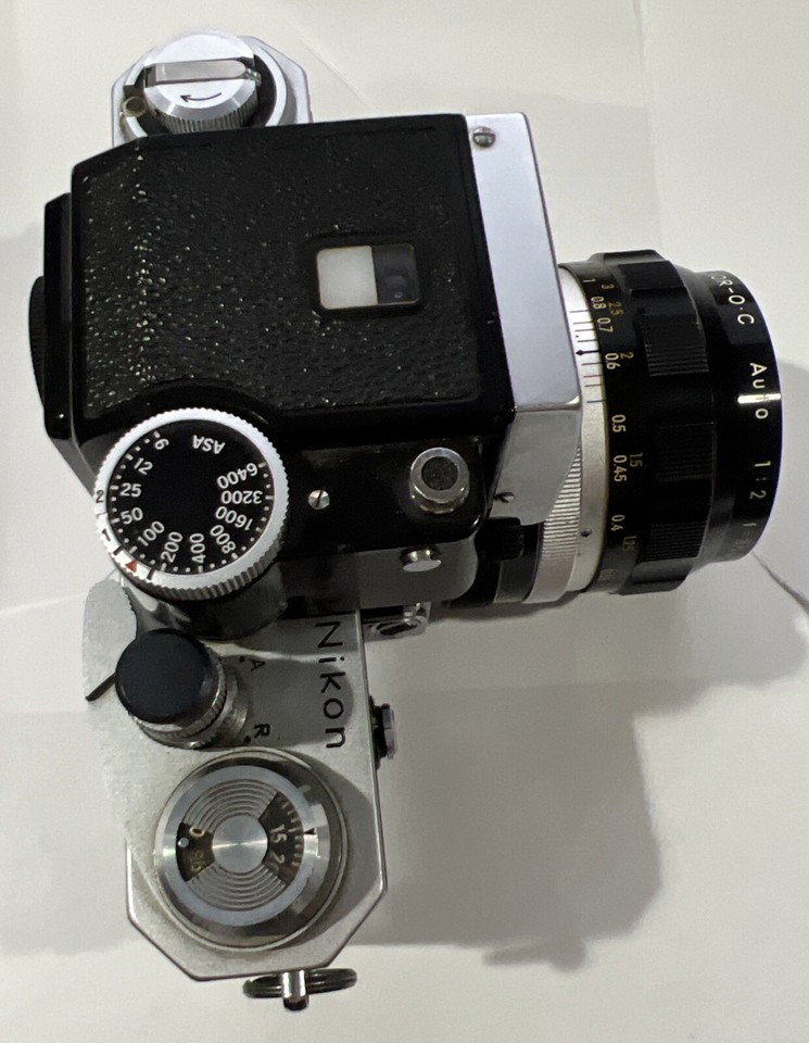 Nikon F Photomic FTN Wide 35mm SLR Film Camera 35mm f/1.2 Lens WORKING ...