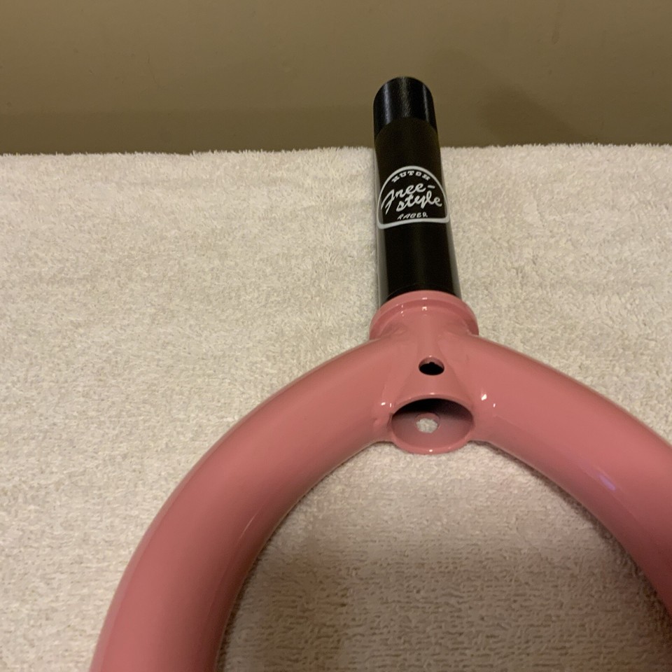 hutch trickstar fork pink edition,1” threaded steer tube,3/8 dropout ...
