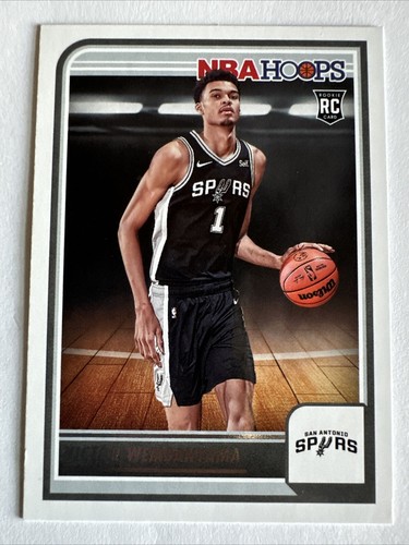 VICTOR WEMBANYAMA ROOKIE CARD 2023 NBA Hoops #277 Basketball WEMBY ...