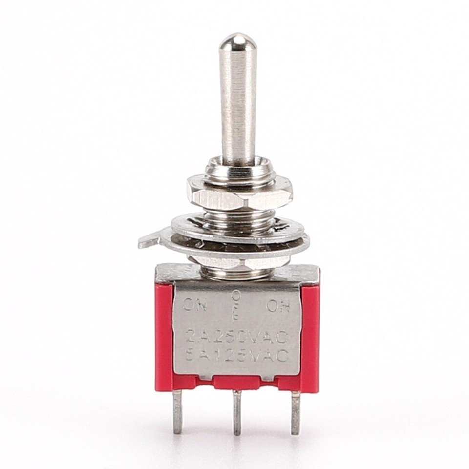 6pcs 3 Terminal Rocker Switch MTS-103 Switches Miniature Toggle Switch ...
