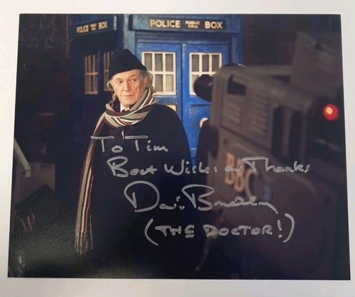 Autograph Photo Dr Who David Bradley Doctor Who Hand Signed 10x8 | eBay UK