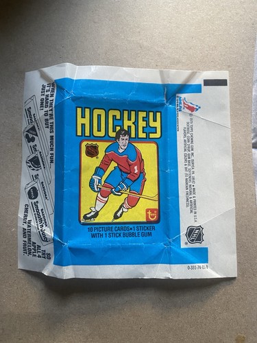 1978/79 TOPPS HOCKEY WRAPPER CLEAN! | eBay