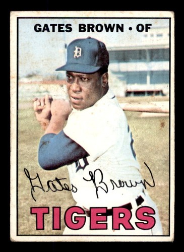 1967 Topps Baseball #134 Gates Brown GD *e1 | eBay