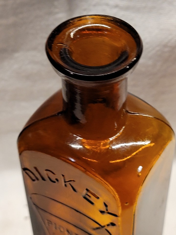 AMBER EMBOSSED DICKEY PIONEER CHEMIST LOS ANGELES CALIFORNIA | eBay