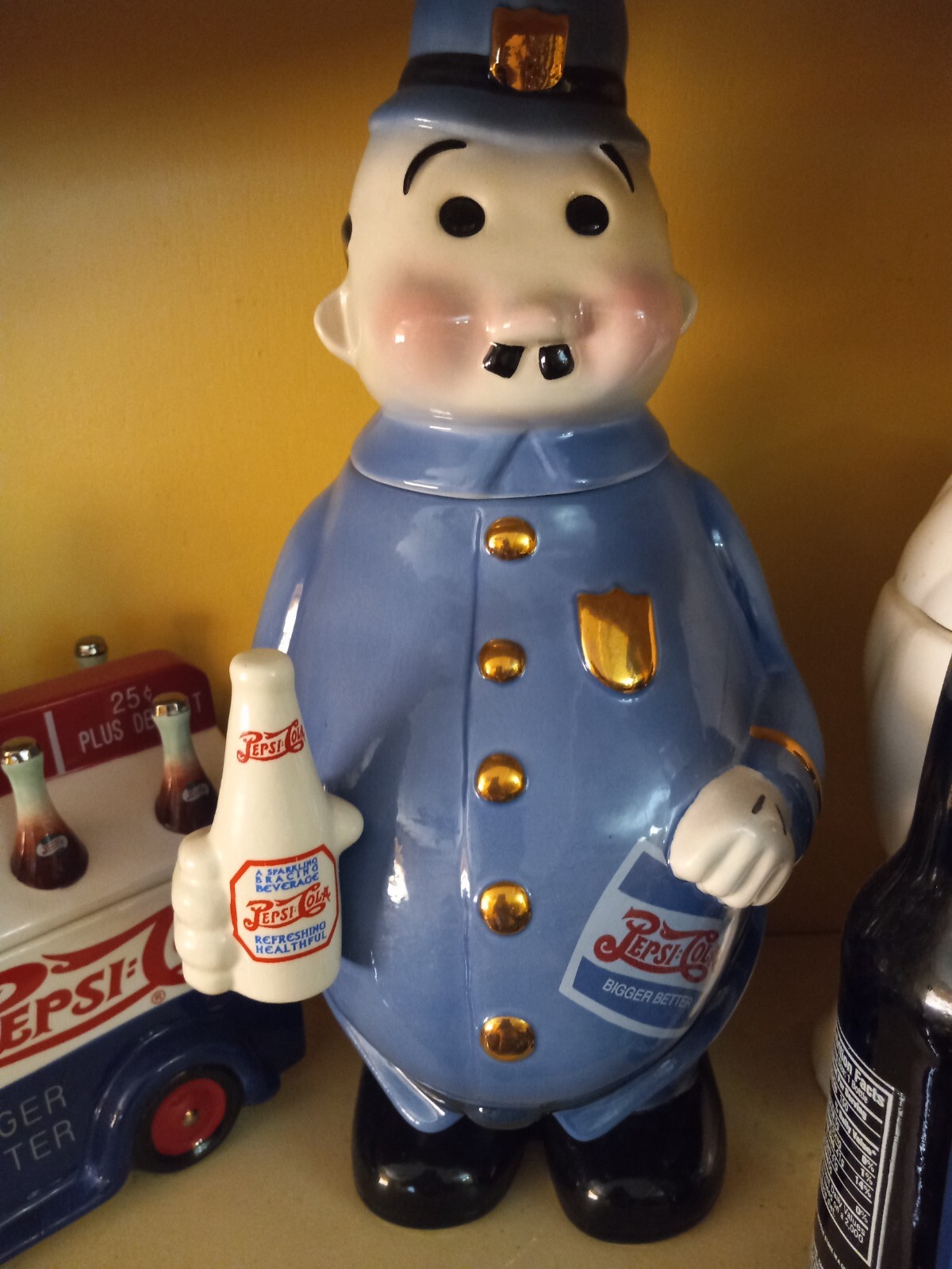 Pepsi & Pete " Cookie Jars" Limited Edition from Pottery by JD | eBay