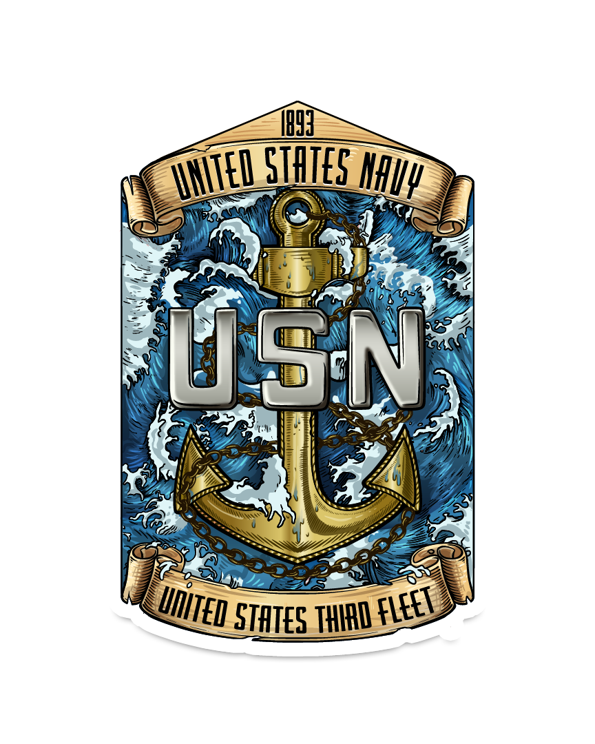 Third Fleet Logo Commander 3rd Fleet, Vice Adm. Barry M. Costello,