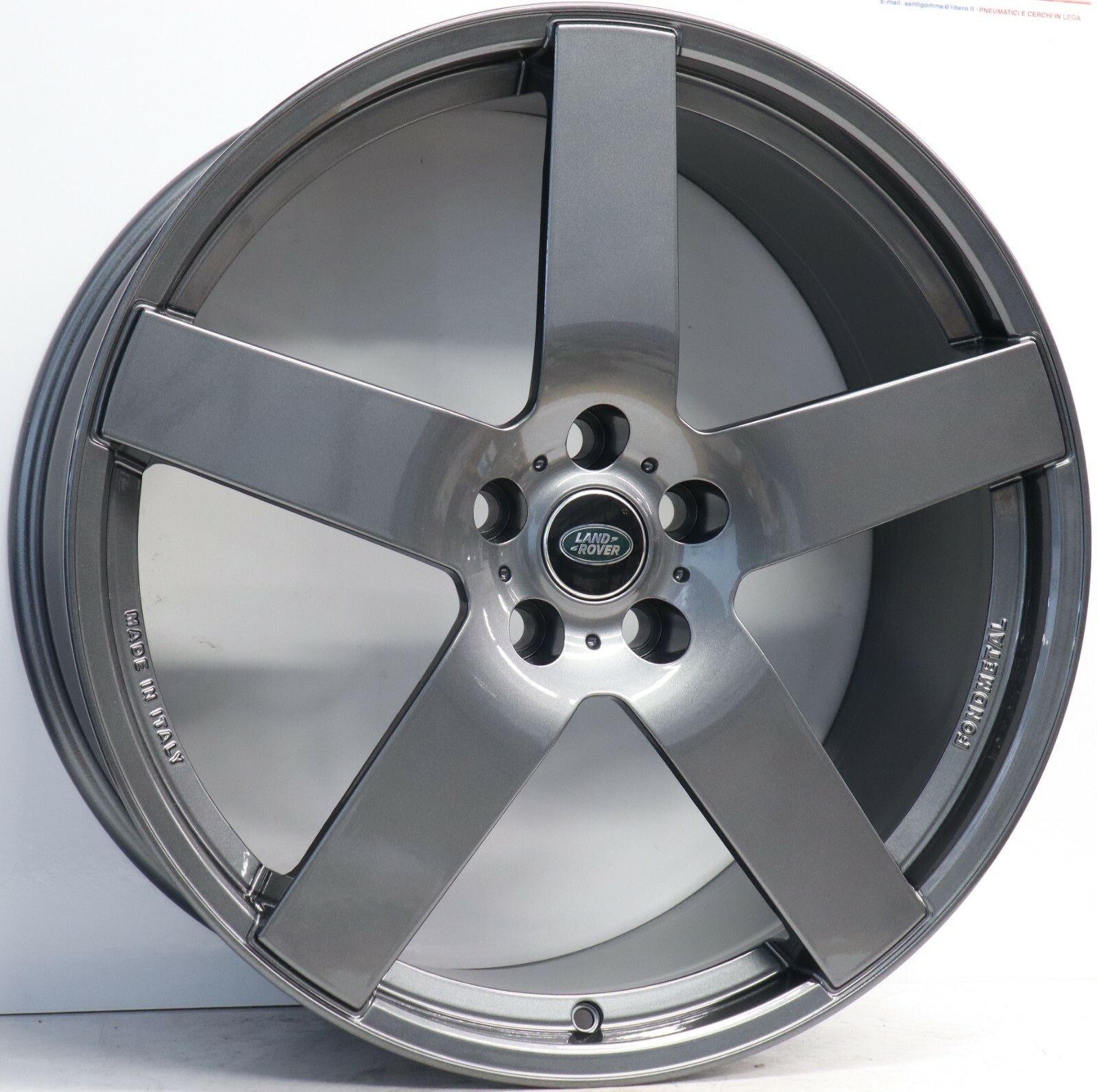 4 CERCHI IN LEGA LAND ROVER DEFENDER 9 X 22 " FONDMETAL ANTRACITE ...