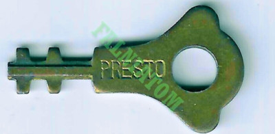 Vintage Flat Bit Double Sided Bit Skeleton Key - Presto - Approx 1.5 ...