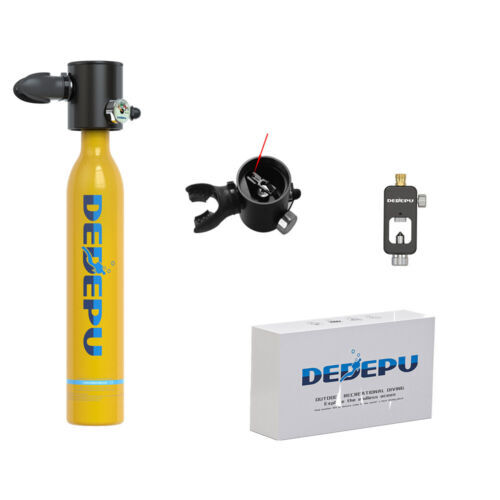 DEDEPU Mini Scuba Diving Kit Oxygen Tank Hand Pump Equipment Underwater ...