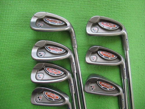 Ping i10 4-pw iron set. blue dot. awt s | eBay