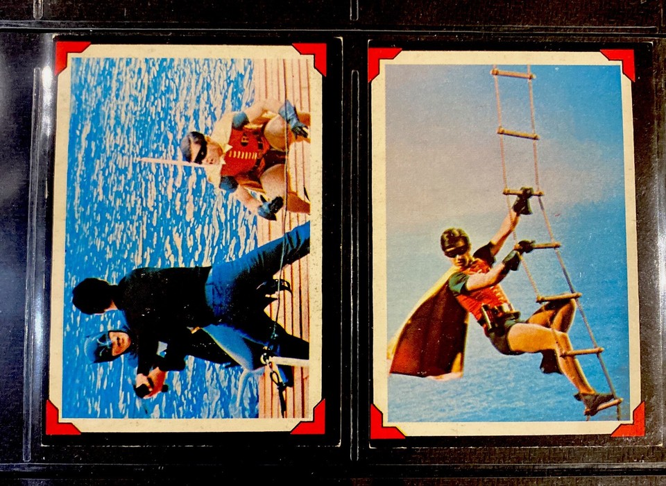 1966 O-PEE-CHEE OPC BATMAN RIDDLE COMPLETE SET 38 RARE CANADA + WRAPPER ...