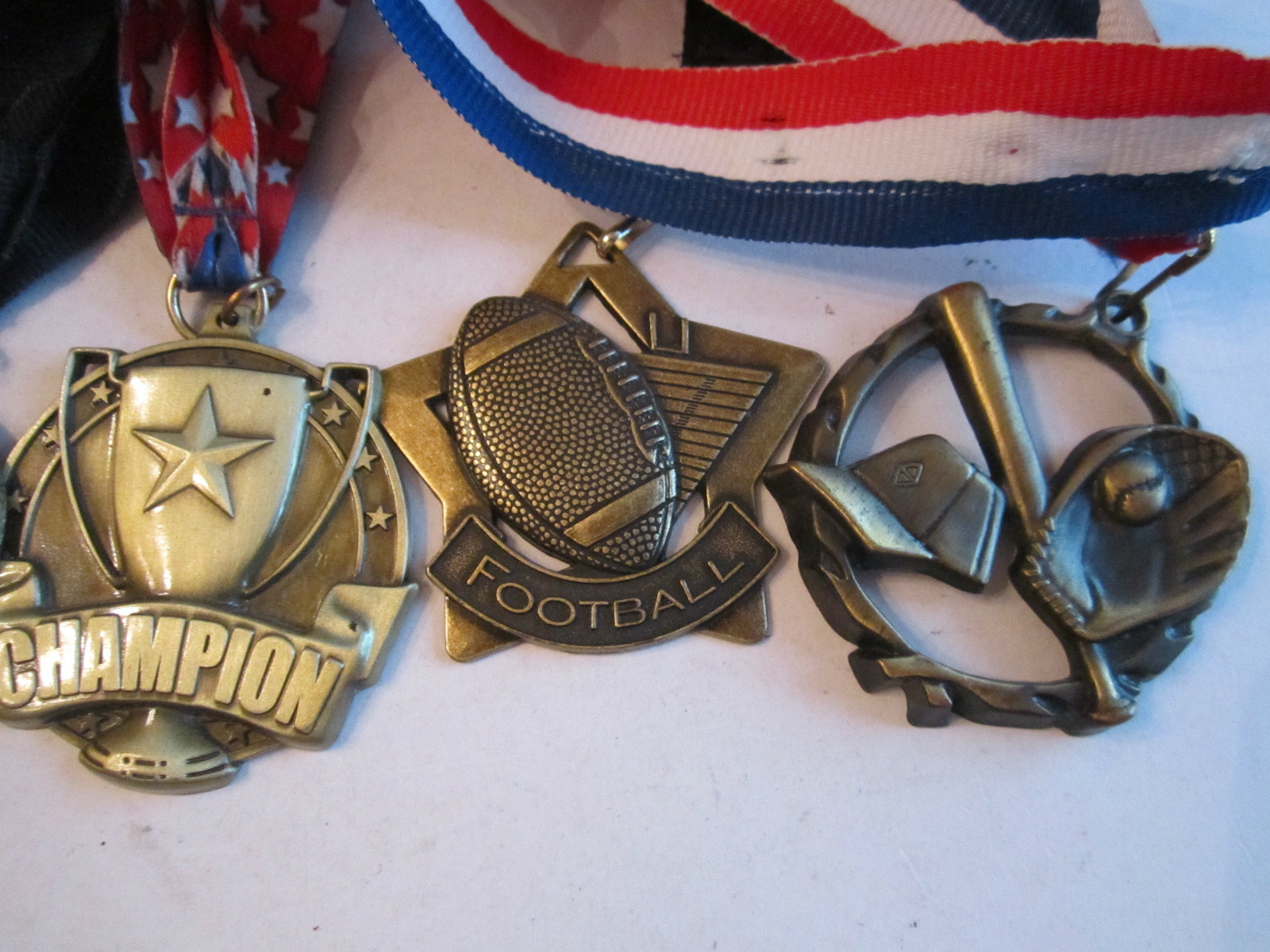 LOT OF 7 SPORTS & OTHER VICTORY MEDALS WITH RIBBONS - TUB MMM | eBay
