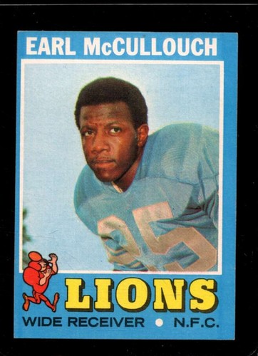 1971 TOPPS #127 EARL MCCULLOUCH EX LIONS *X41003 | eBay