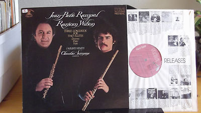 JEAN PIEERE RAMPAL RANSOM WILSON CONCERTO FOR TWO FLUTES CLAUDIO ...