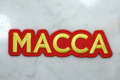 PAUL MCCARTNEY MACCA Bold Logo Lettering Embroidered Patch NEW | eBay