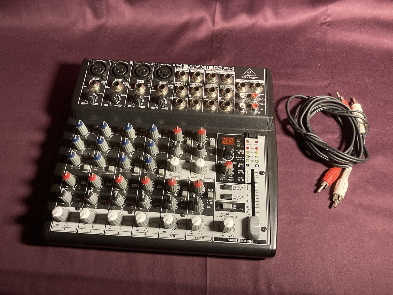 Behringer XENYX 1202FX 12 CH Mixer with Effects - Black/Gray for sale ...