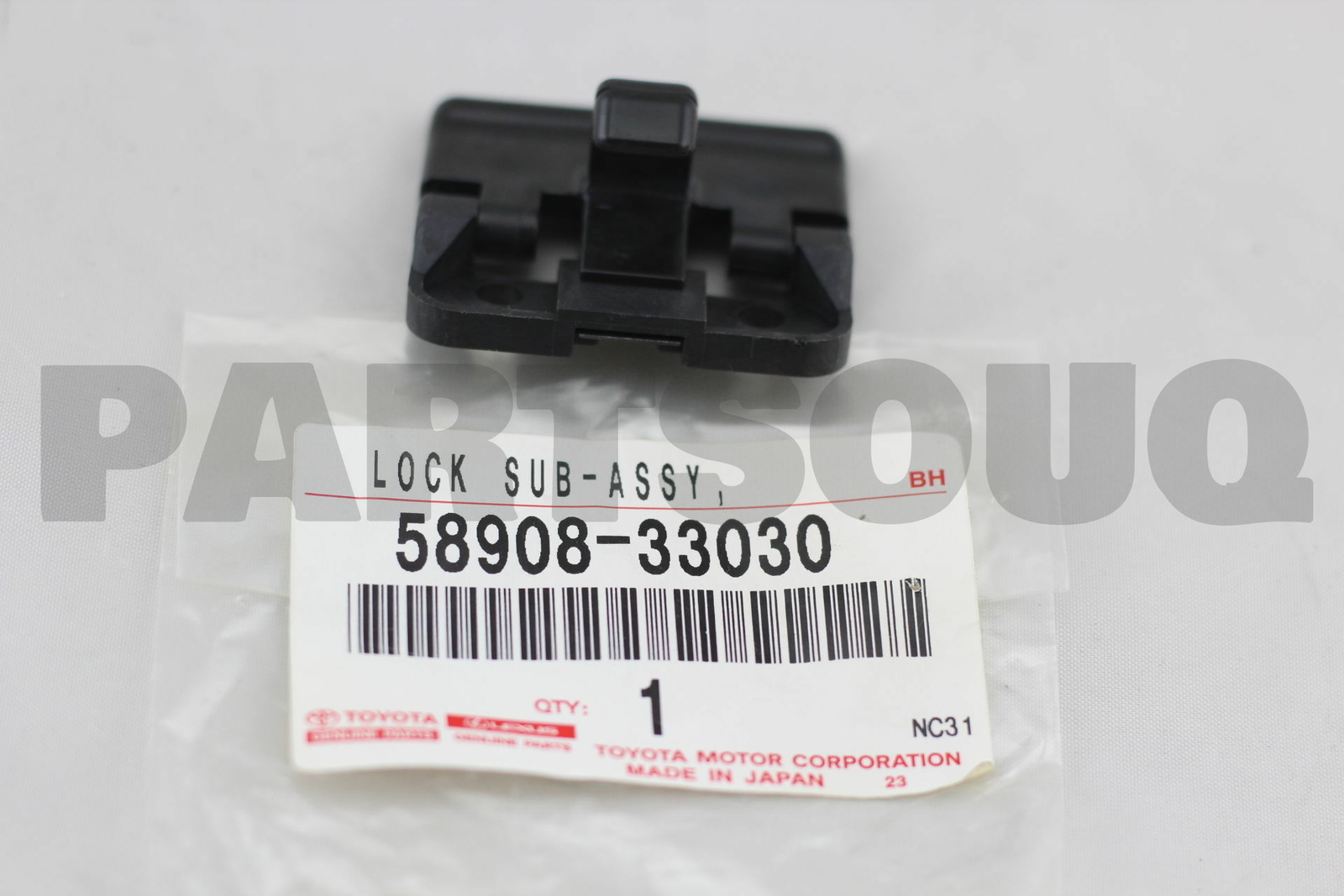 5890833030 Genuine Toyota LOCK SUB-ASSY, CONSOLE COMPARTMENT DOOR 58908 ...
