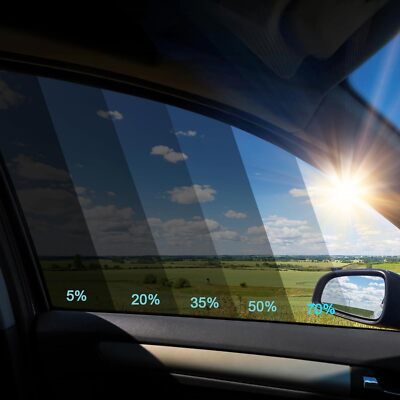 5% 20% 30% VLT Uncut Roll Window Tint Film 26x79" Car Home Office Glass ...