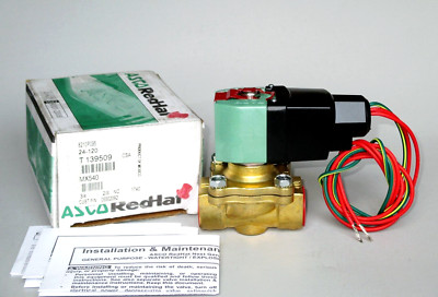 ASCO Solenoid Valve 8210P095, 3/4" NPT, 24-120V AC/DC Coil, replaces ...