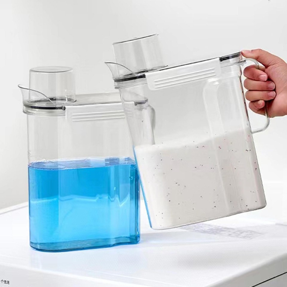 Laundry Detergent Container Dispenser Barrel Plastic Storage Box for ...