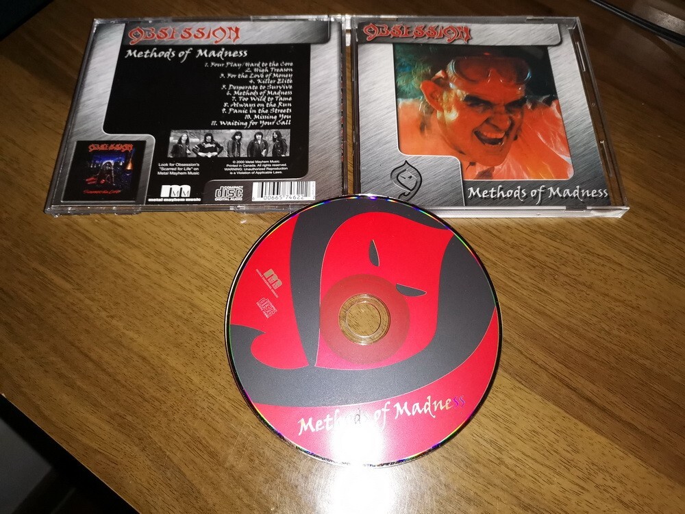 Obsession – Methods Of Madness CD (MM00003) | eBay