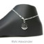 925 Sterling Silver 3mm Figaro Monogram Personalized Anklet | eBay