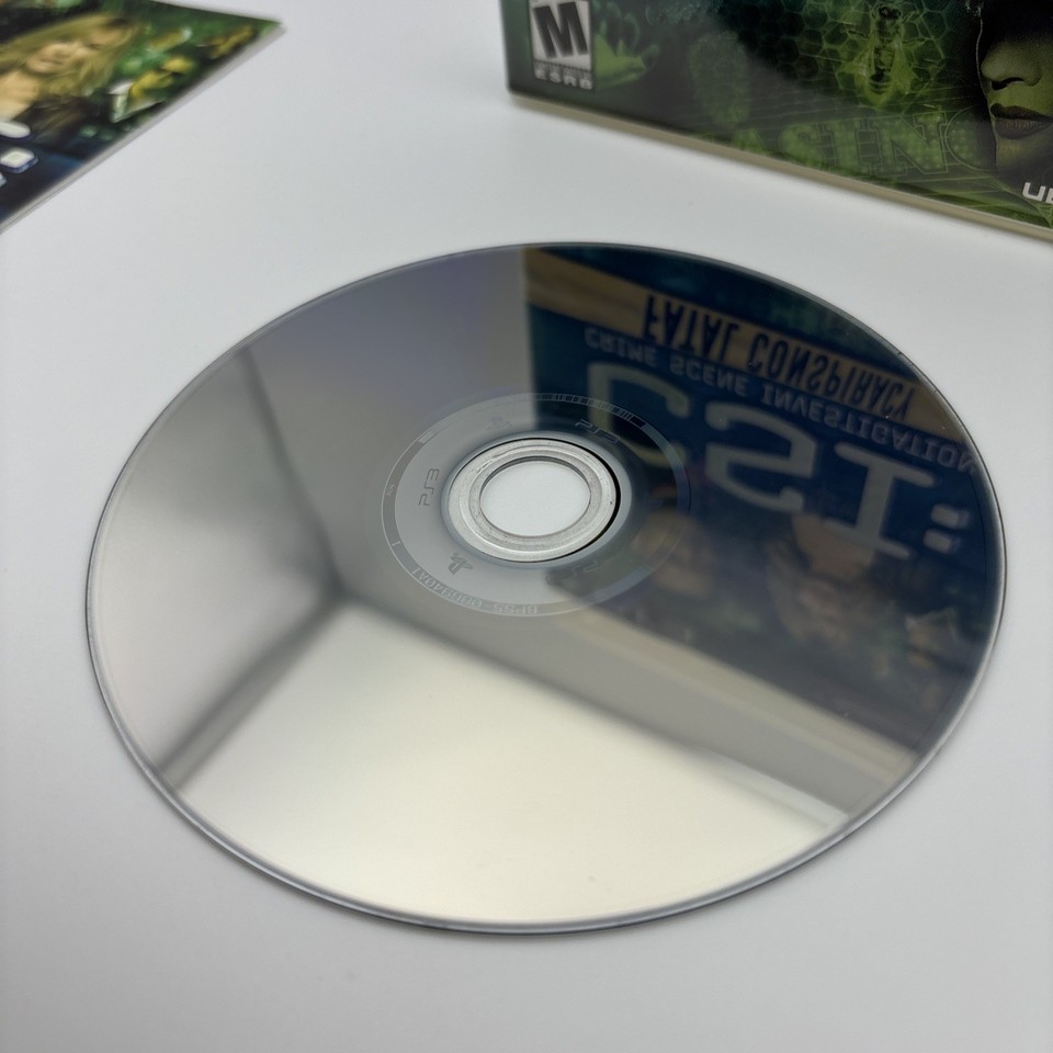 CSI: Fatal Conspiracy (Playstation 3, PS3) Complete in Box CIB - Tested ...