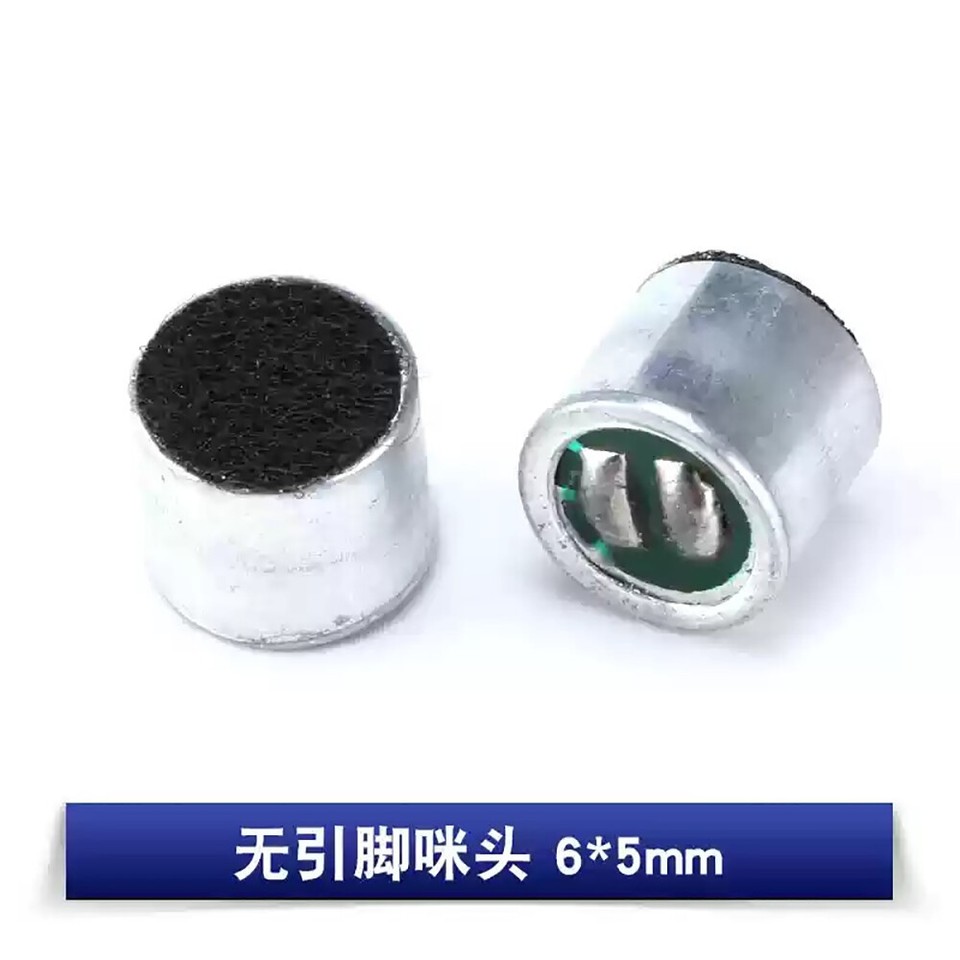 2 Stück Elektret Mikrofon Microphon 2pin MIC Mikrofonkapsel Micro ...