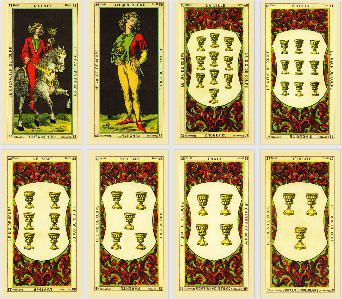 The Book of Thoth tarot cards deck. Etteilla Ancient tarot cards deck ...