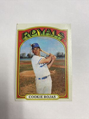 1972 Topps Baseball Cookie Rojas Kansas City Royals Card #415 | eBay