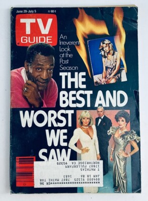 TV Guide Magazine June 29 1985 Joan Collins Bill Cosby Linda Evans LA ...