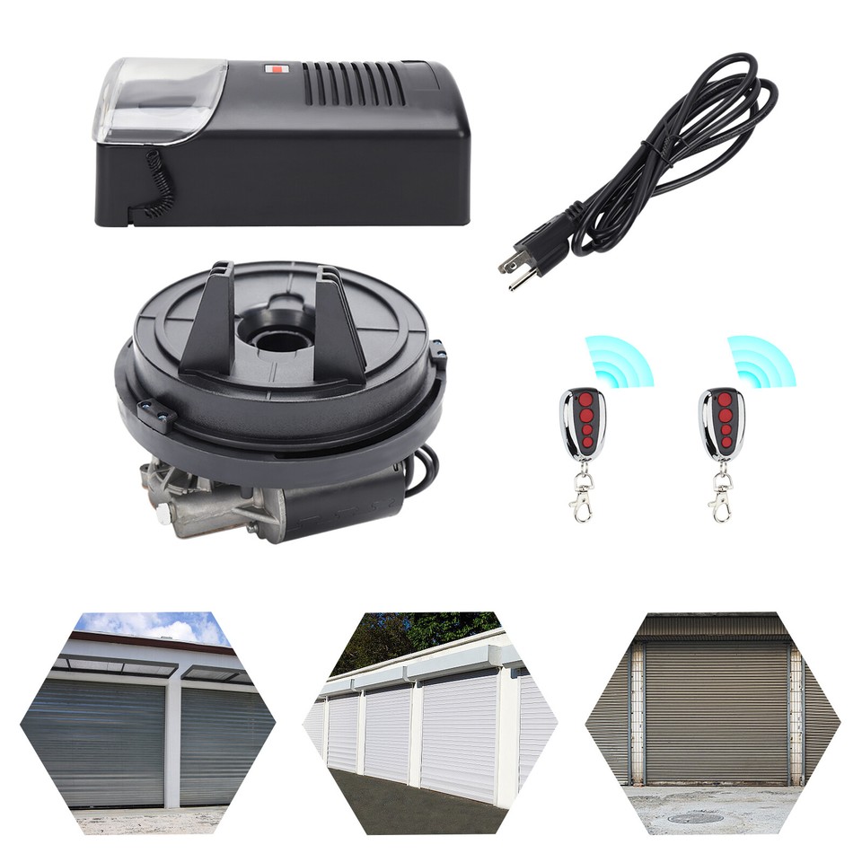 Electric Garage Rolling Up Roller Door Automatic Opener Motor +Remote Control | eBay