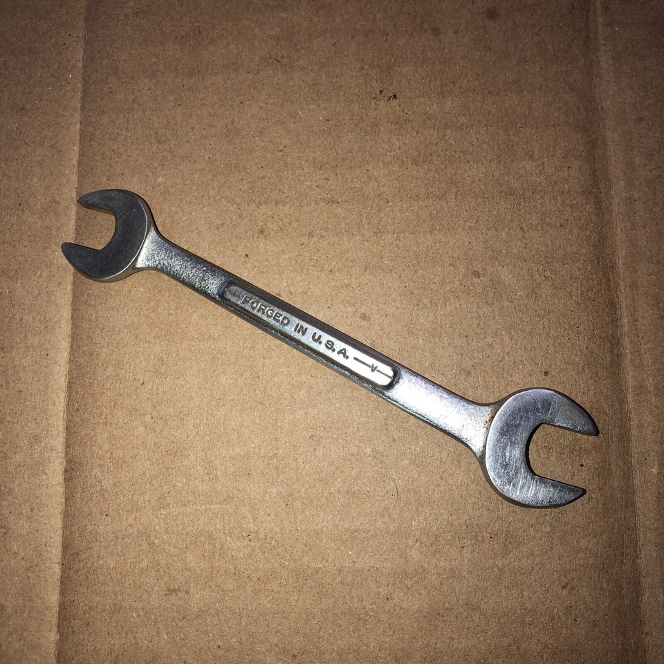 Craftsman USA Open End Wrench 3/8" x 7/16" SAE 44572 -V- Open Ring ...