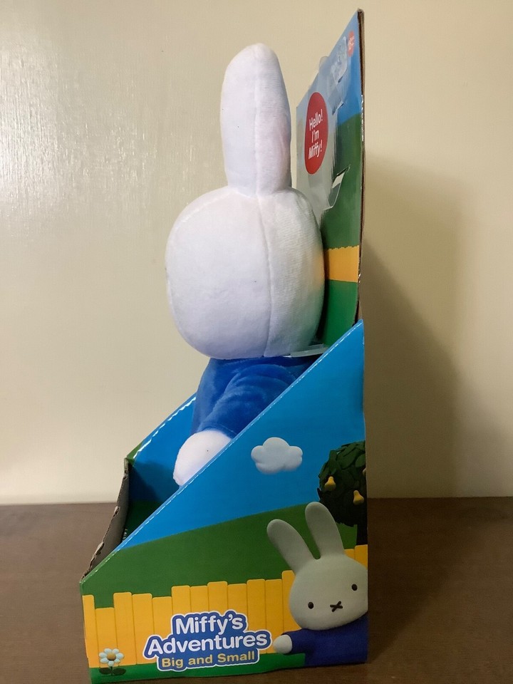 12” Miffy's Adventures Big Talking Miffy Standing Plush Doll Toy new | eBay