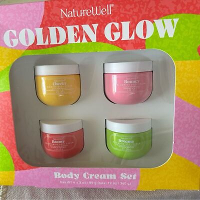 NatureWell Body Cream Set Golden Glow NIB | eBay