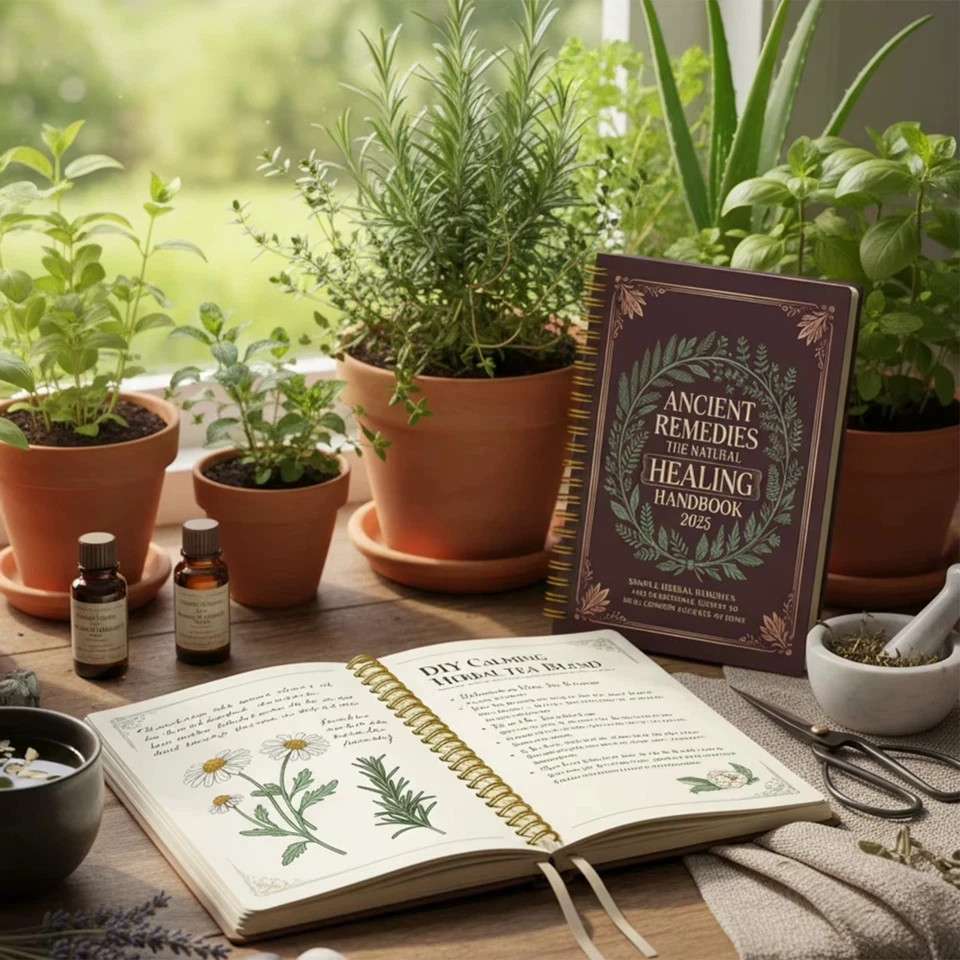 ANCIENT REMEDIES THE NATURAL HEALING HANDBOOK SPIRAL-BOUND GUIDE ...