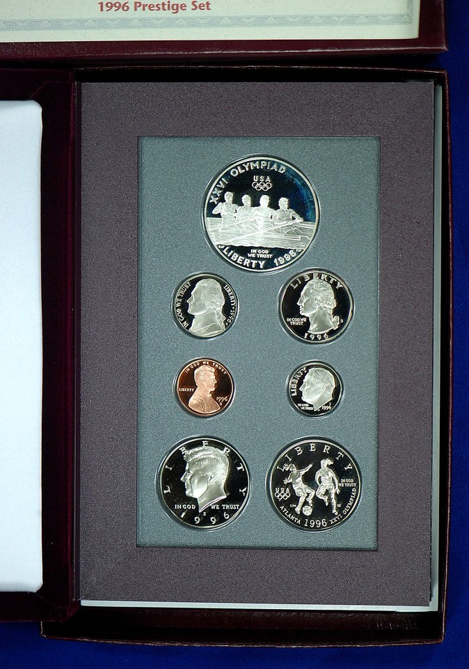 1996 PRESTIGE Proof Set. U.S. Mint Made. Complete & Original. With Box ...