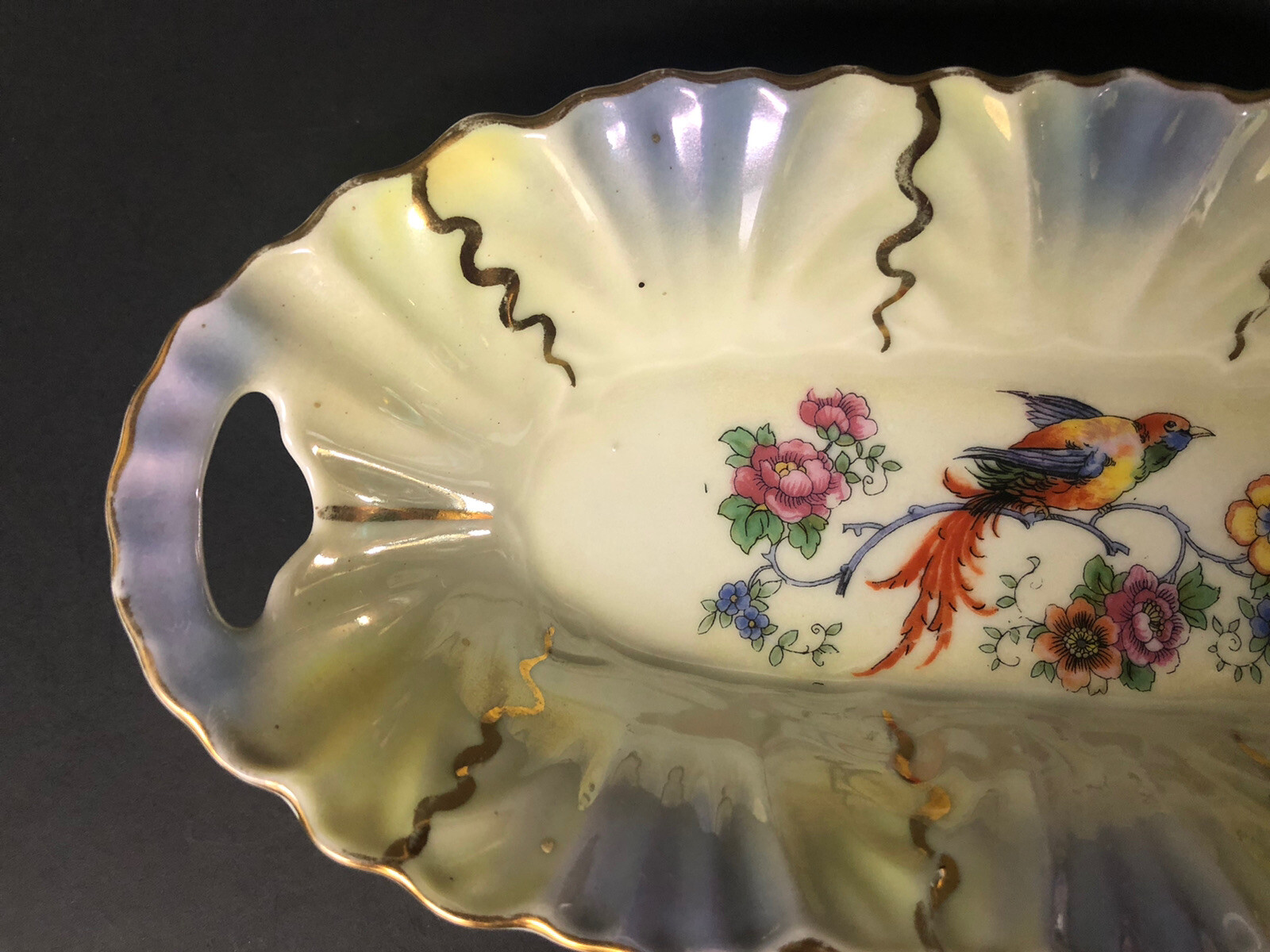 Vintage Celebrate Registered Made in Germany Relish Dish Bird ...