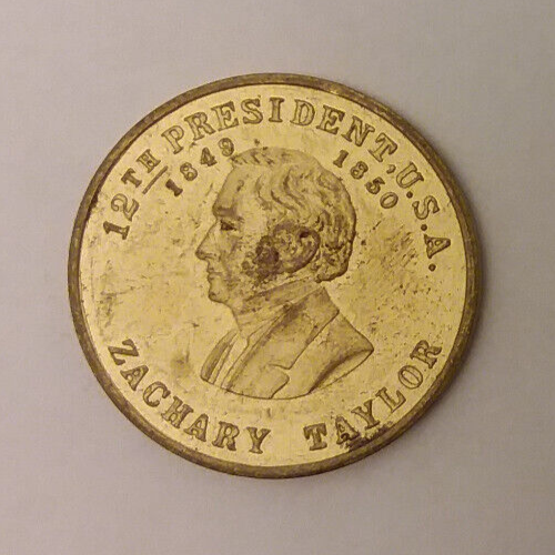 Zachary Taylor 12th President Coin Medal Token 25mm | eBay
