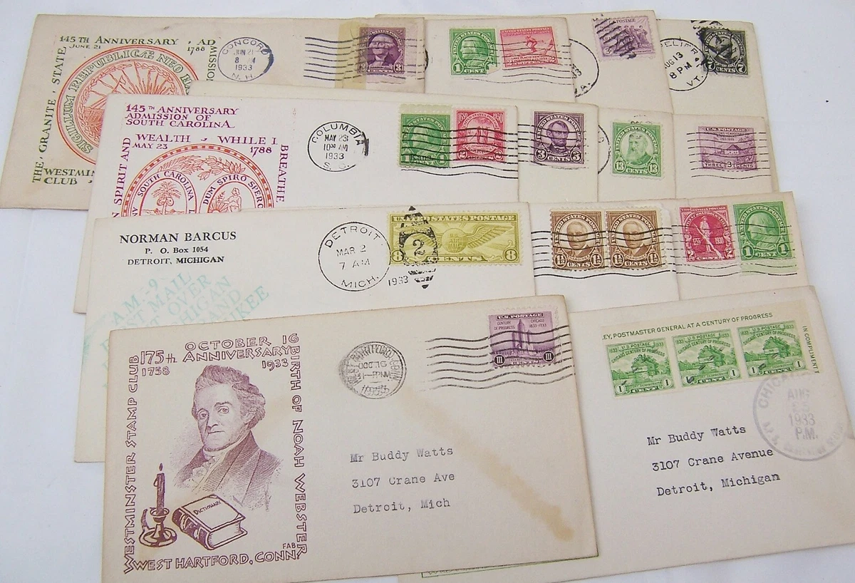 First Day Cover Envelopes