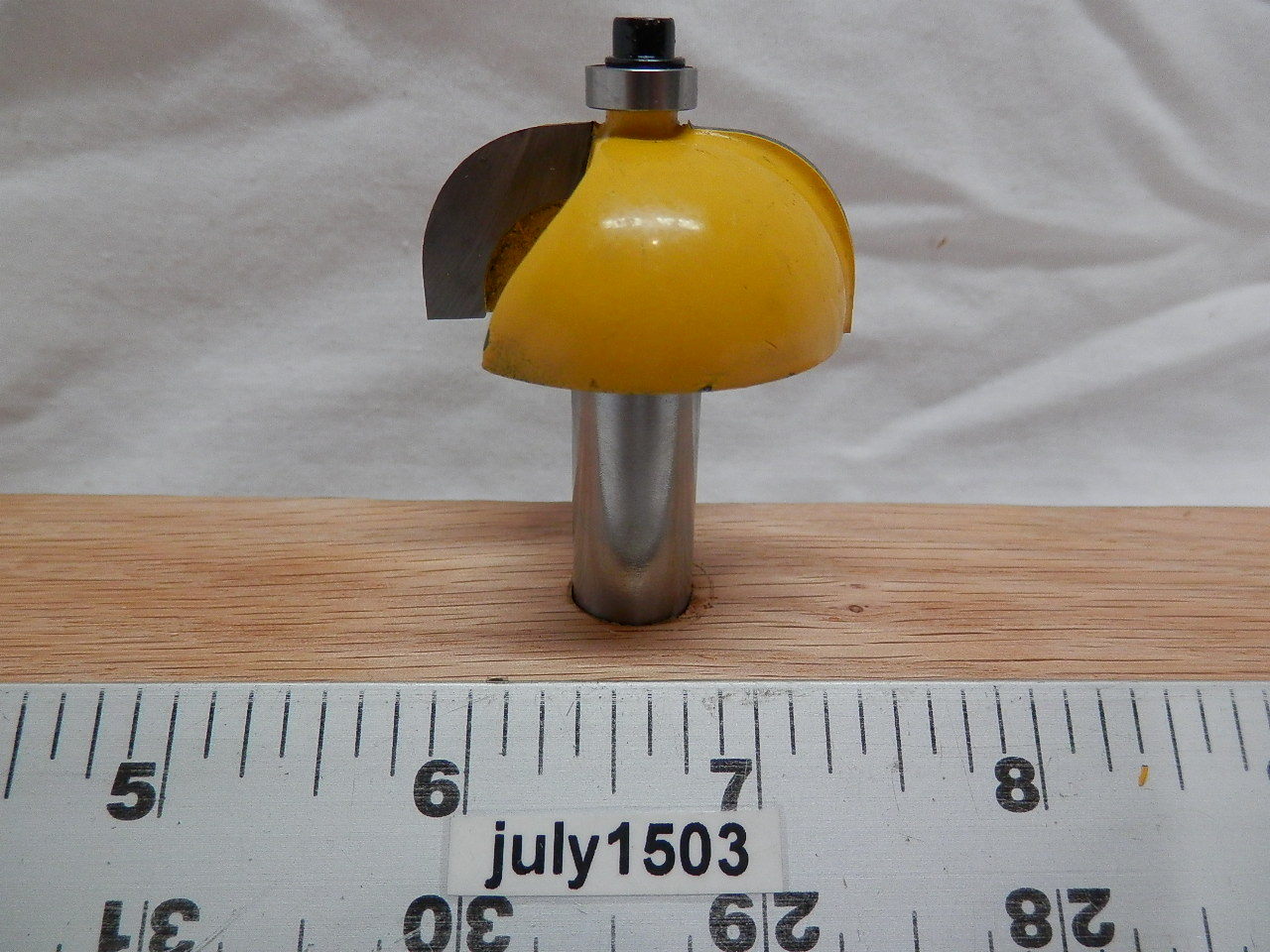 (1) NEW 5/8" Radius Cove Carbide Tip Router Bit 1/2" Shank Bearing ...