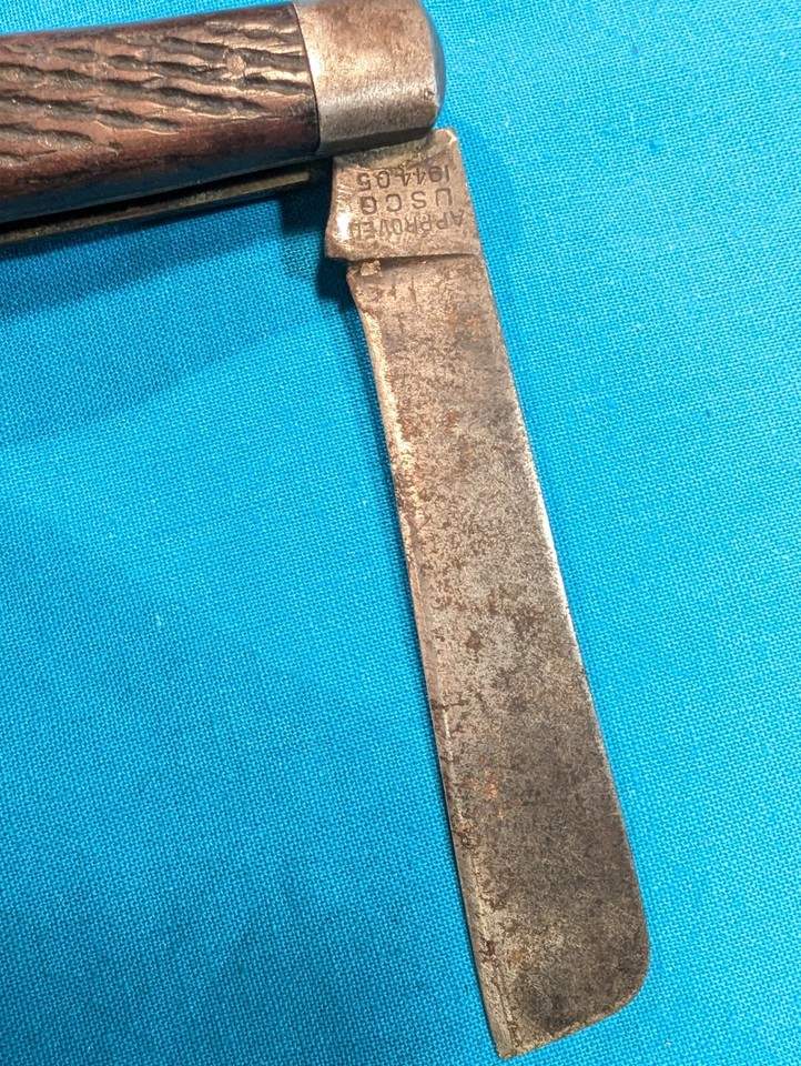 VINTAGE WW 2 CAMILLUS CUTLERY NY USCG 1944 COAST GUARD NAVY SAILORS ...