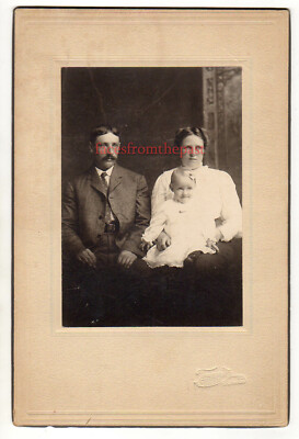 Photo of Harvey Nelson, Wife Ethel Tripp, Daughter Abbie of Windham ...