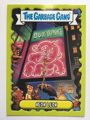 The Garbage Gang Topps Trading Card Game Neon Leon 54 | eBay
